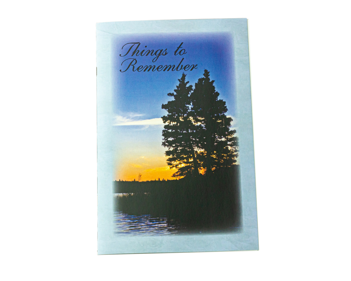 Things to Remember Booklet – Gravure Craft