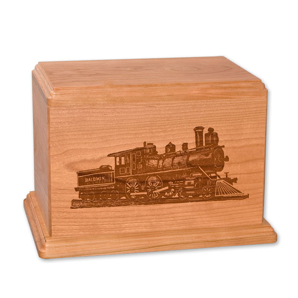 Engraved Train Urn – Gravure Craft