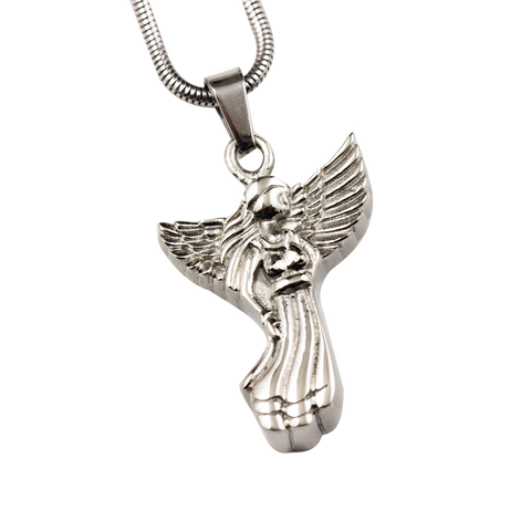 Guardian Angel Stainless Steel Pendant – Gravure Craft